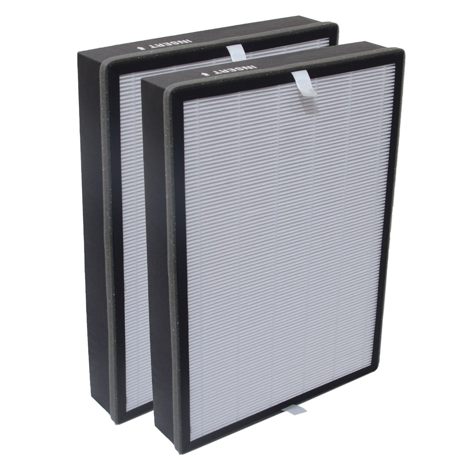 PUREBURG Replacement True HEPA Filters Compatible with Inofia PM1320 Air Purifier, H13 3-Stage Filtration Activated carbon 2-in-1 Air Clean Dust VOCs Odor PM2.5,2-Pack