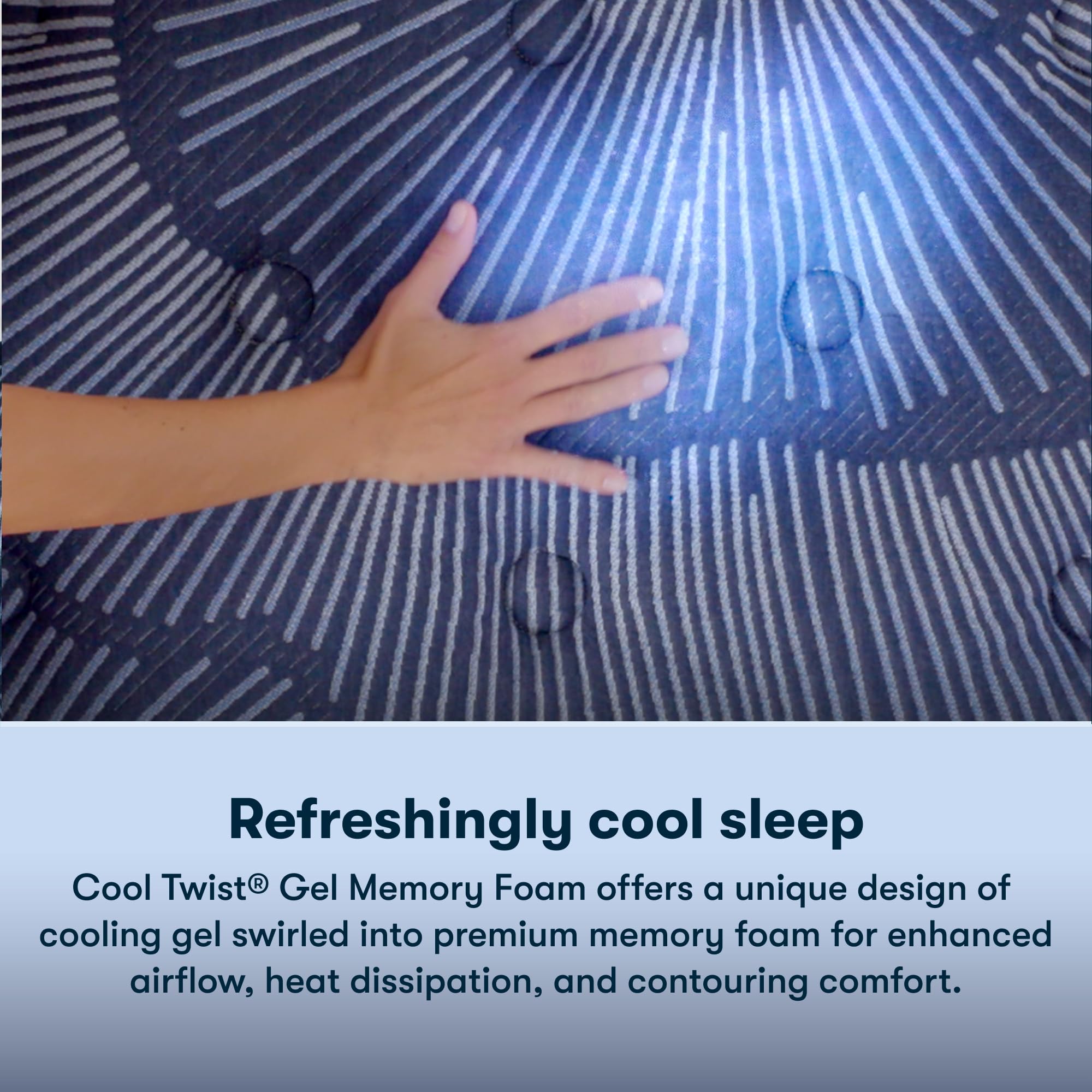 Serta Perfect Sleeper Ultimate 14.5" Queen Mattress - Medium Pillow Top, Cooling Gel Memory Foam, Pocket Innersprings for Motion Isolation, Edge Support, CertiPUR-US Certified - Oasis Sleep