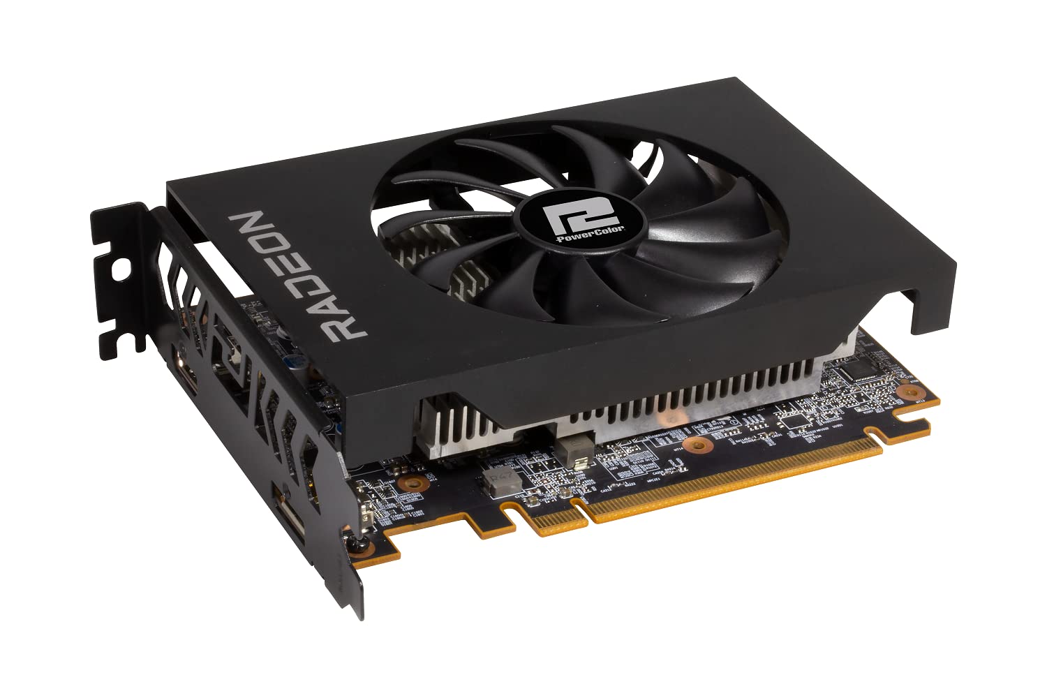 PowerColor AMD Radeon RX 6400 ITX Graphics Card with 4GB GDDR6 Memory