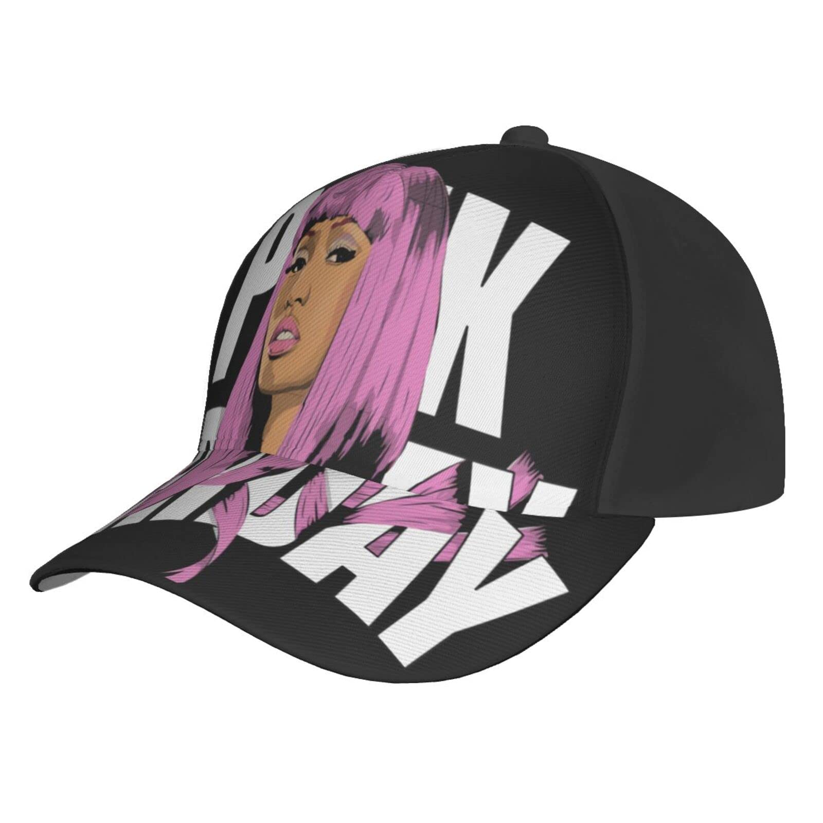 Nicki Music Singer Minaj Band Baseball Cap Women Men Adjustable Size Running Hat Black