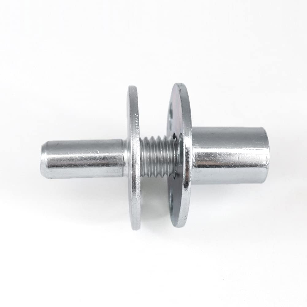 lasenersm 2 Pieces Cold Rolled Steel M12 Bed Post Connector Bed Column Bedpost Connector Screw-in T-Nut Bedpost Connector Screw Butt Nut for Furniture Hardware Fittings