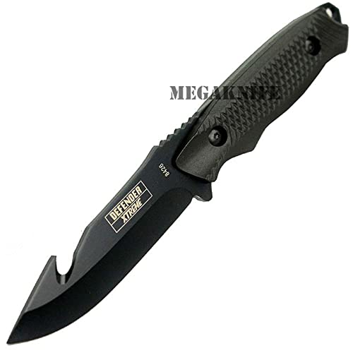 MILITARY TACTICAL GUT HOOK SKINNER HUNTING KNIFE Scuba Rescue Camping Blade
