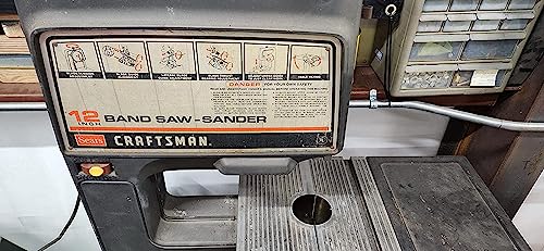 New Band Saw Table Insert 69063 Compatible With Fit Sears Roebuck 12in Craftsman 113.xxxxx band saws. Band Saw(Diameter: 3.37 in, Thickness: 0.1 1in)