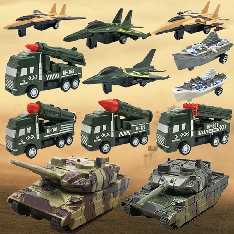 Pull Back Aircraft Tank Camouflage Pull Back Fighter Model Toy Model Gift