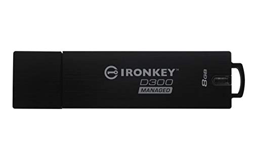 Kingston IronKey 8GB D300SM USB 3.1 Flash Drive - 8 GB - USB 3.1-256-bit AES - TAA Compliant