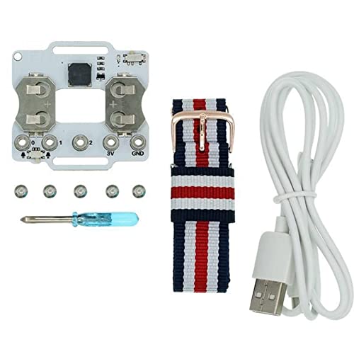 QONIA :Bit Smart Coding Kit Educational DIY Programming Watch Wearable Device Without Microbit Baord Fit