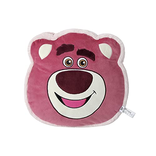 MINISO Disney Lotso Decorative Throw Pillow - 15" Super Soft Toy Story Plush Squishy Couch Pillow for Home Living Room Sofa Hug Figurine Stuffed Toy