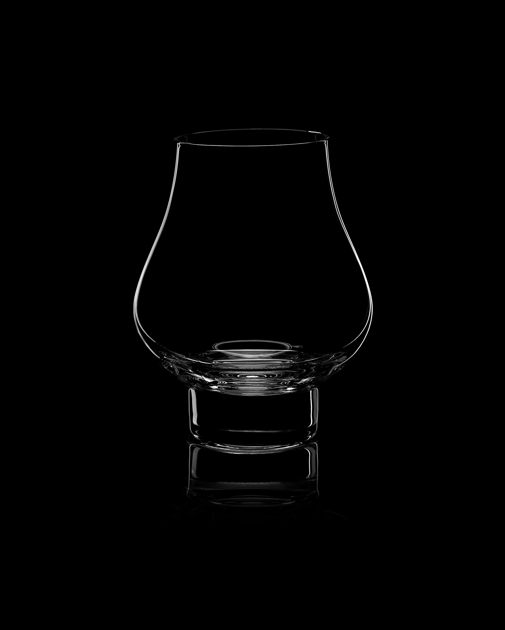 LUXBE - Bourbon Whiskey Brandy - Crystal Glasses Snifter 7.1-ounce, Set of 4 - Handcrafted Lead-Free Glass - Great for Spirits Drinks - Tasting Glasses - Tequila Shots - Scotch Cognac - 210ml