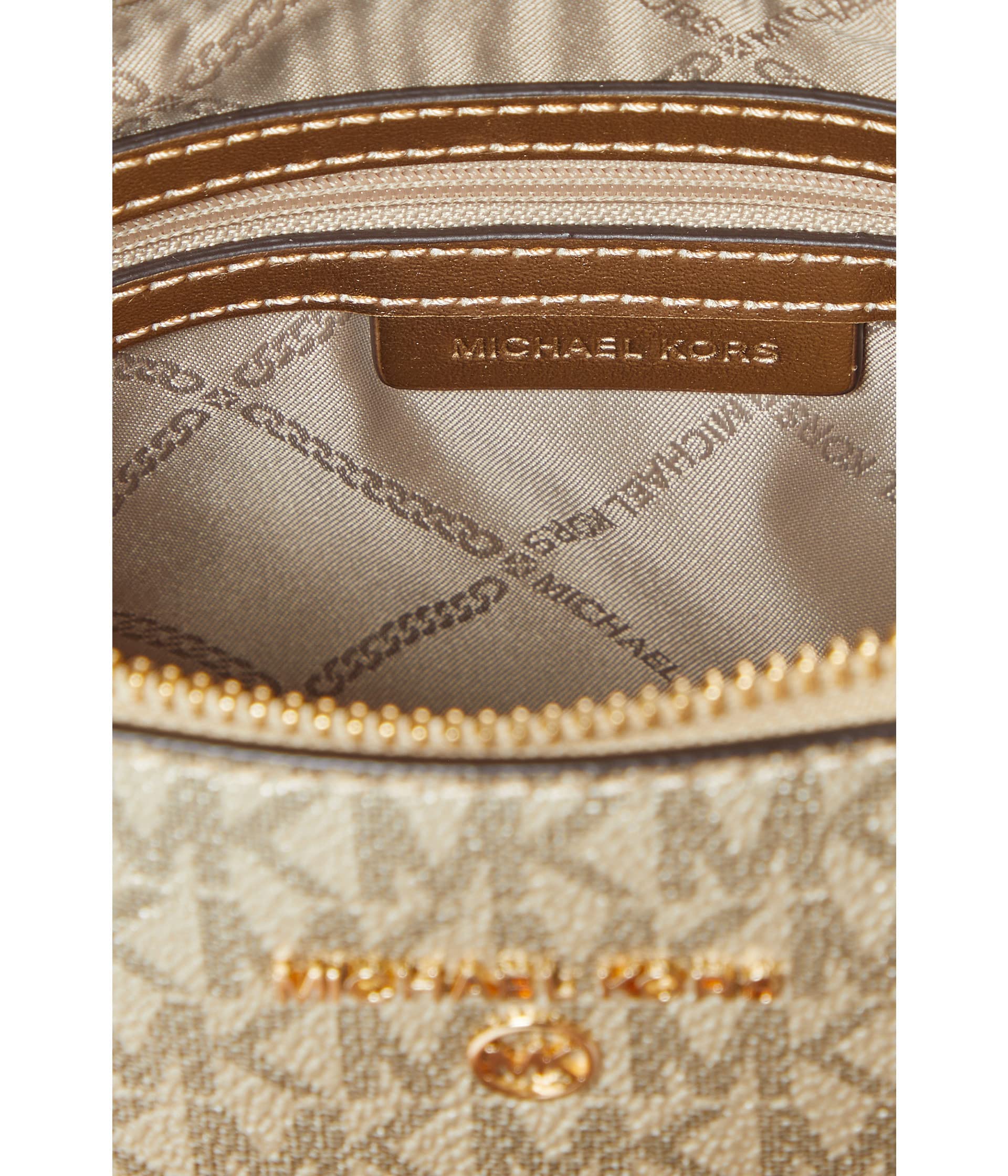 Michael Kors Jet Set Charm Large Dome Crossbody Pale Gold One Size