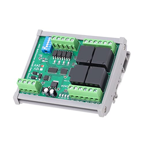 Relay Module 24V 64 Devices Parallel Connect RS485 Relay Module 9600BPS Default Baud Rate for Home Improvement