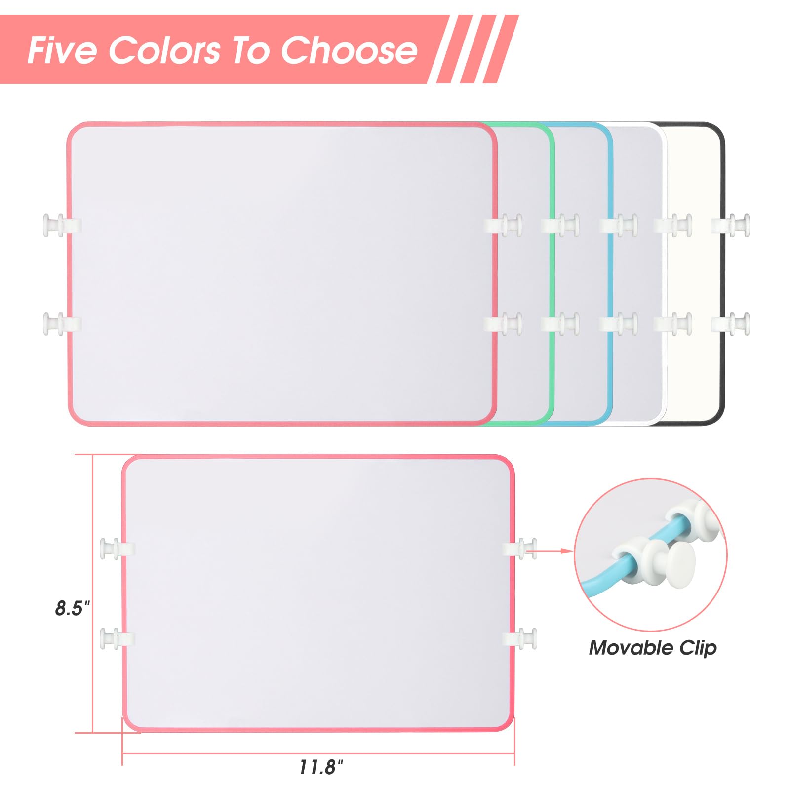 Raymall 2pcs Divider Tray for Bogg Bag, Inserts Dividers for X Large Bogg Bag Accessories Inserts, Large Simply Southern Tote Bag Divider Tray Compatible with Original Bogg Bag Divider (Pink+White)