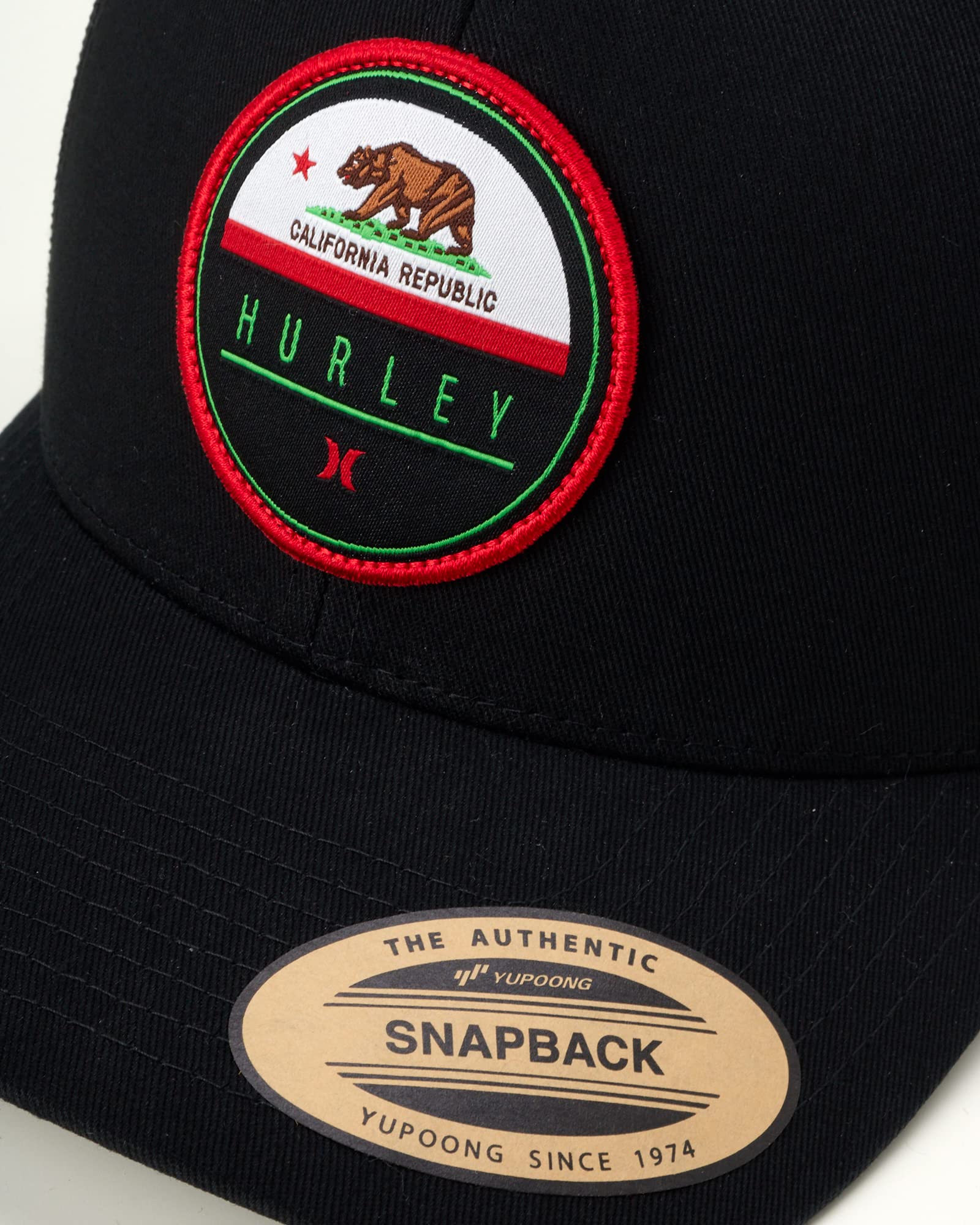 Hurley Men's Destination Curved Bill Trucker Baseball Cap Hat, Size One Size, California