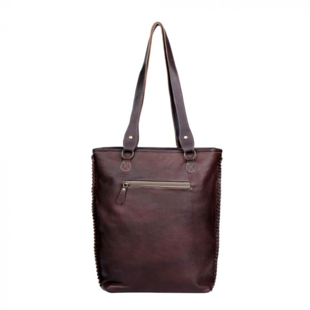 Myra Bag Blue Ripples Leather & Hairon Bag S-3365
