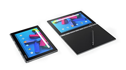 Lenovo Yoga Book - FHD 10.1in Android Tablet - 2 in 1 Tablet (Intel Atom x5-Z8550 Processor, 4GB RAM, 64GB SSD), Gunmetal, ZA0V0035US (Pen Not Included) (Renewed)