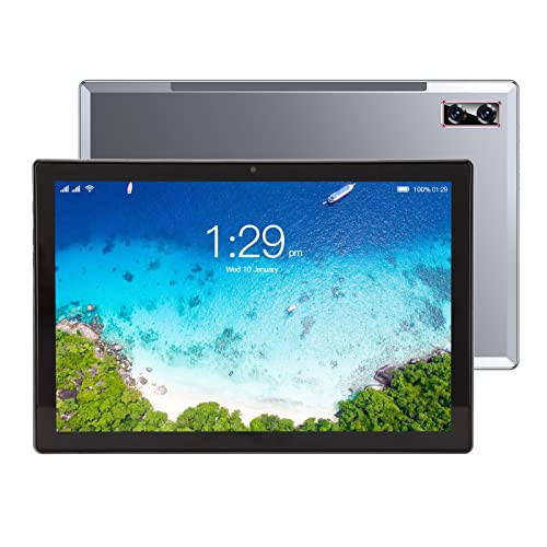 Rosvola Gaming Tablet, Octa Core CPU Tablet PC 4GB RAM 64GB ROM 100240V for Students (US Plug)