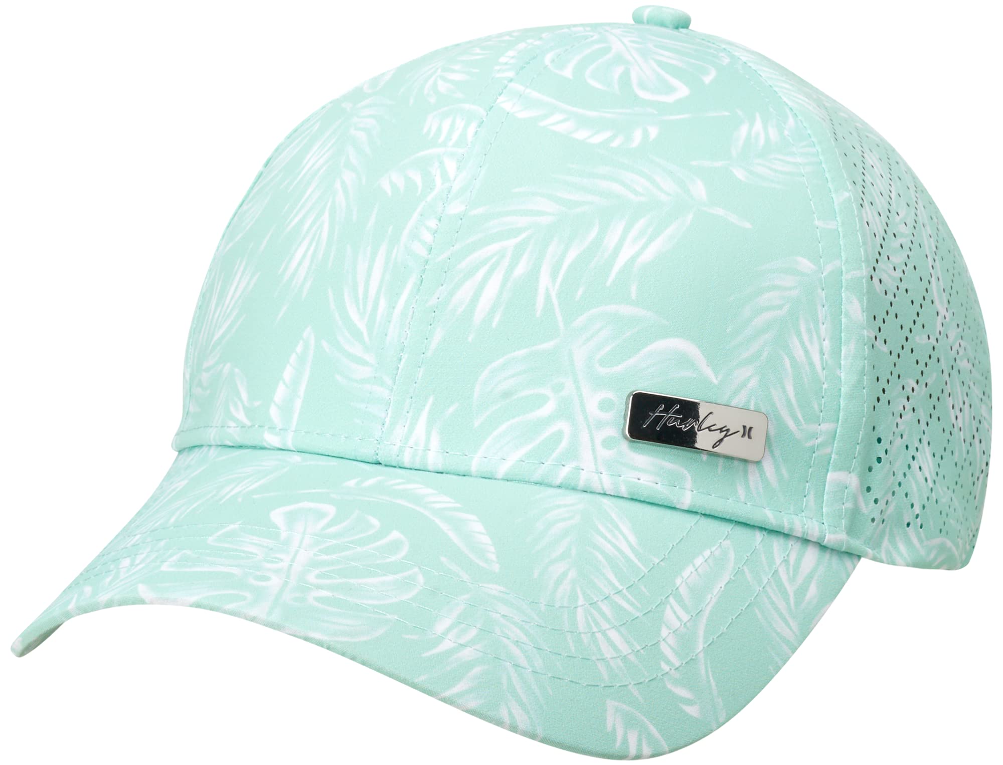 Hurley Women's Baseball Cap - Bayshore Strap-Back Hat, Size One Size, Jade Aura