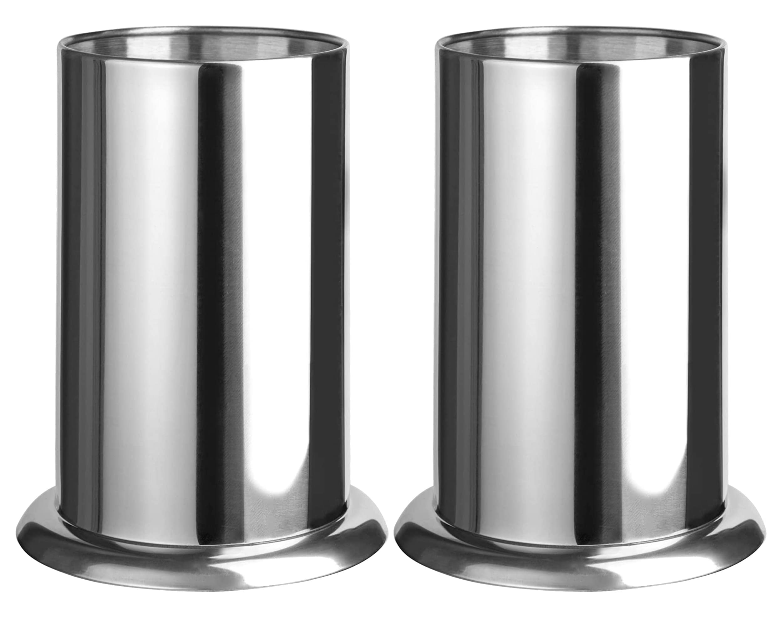 MyLifeUNIT Straw Holder for Counter, Stainless Steel Coffee Stirrers Holder 6.7" x 4.9"(2 pack)