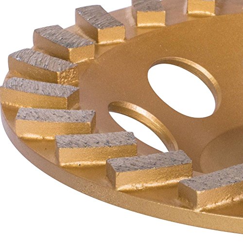 Makita A-96425 24 Segment Turbo Anti-Vibration Diamond Cup Wheel, 7"