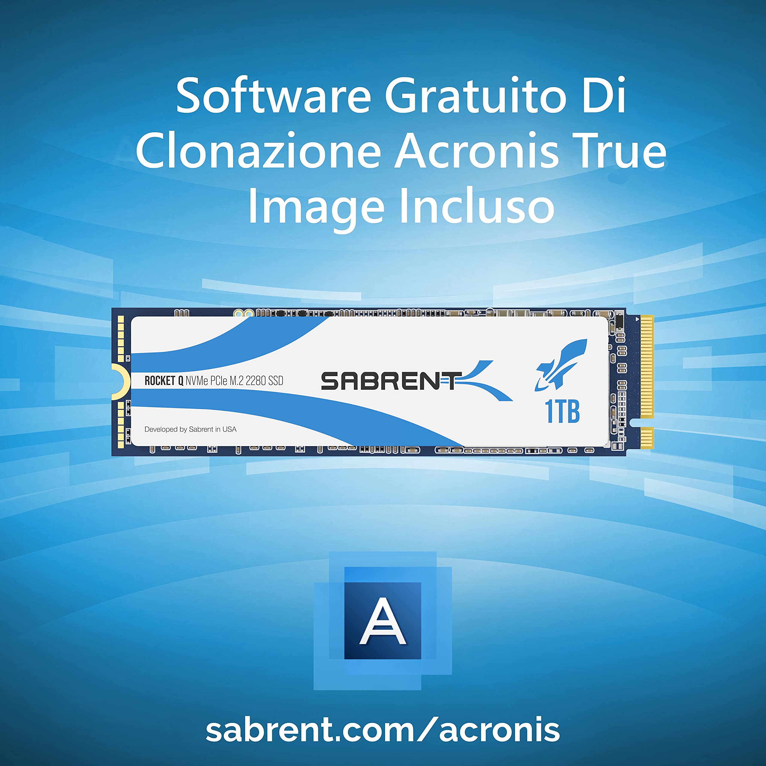 SABRENT Rocket Q 1TB NVMe PCIe M.2 2280 Internal SSD High Performance Solid State Drive R/W 3200/2000MB/s (SB-RKTQ-1TB)
