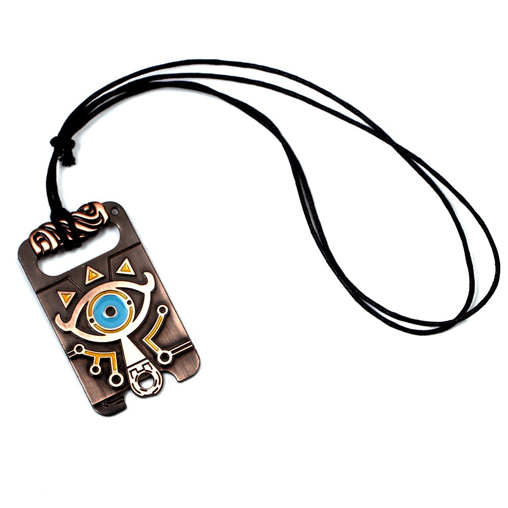 MOOI Sheikah Eye Necklace - Breath of the Wild Necklaces -Zelda Gift - Cosplay Prop