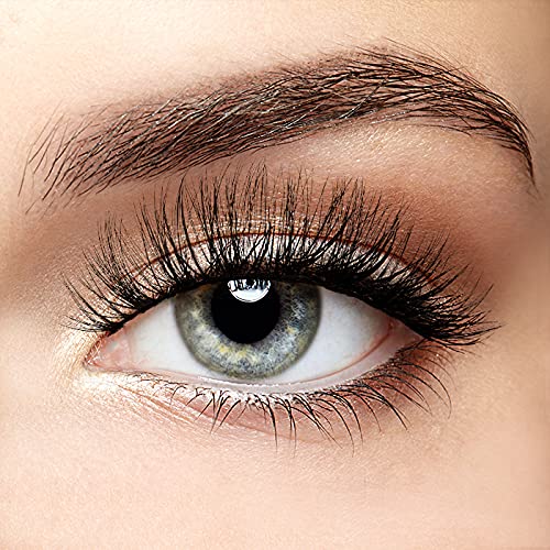 KISS Lash Couture, False Eyelashes, Muse', 14 mm, Includes 2 Pairs Of Lashes, Contact Lens Friendly, Easy to Apply, Reusable Strip Lashes, Glue On Lashes