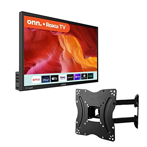 ONN 24-Inch Class HD LED Smart TV 720p Resolution, 60 Hz Refresh Rate, DLED Display + Free Wall Mount (No Stands) 100012590 (Renewed)