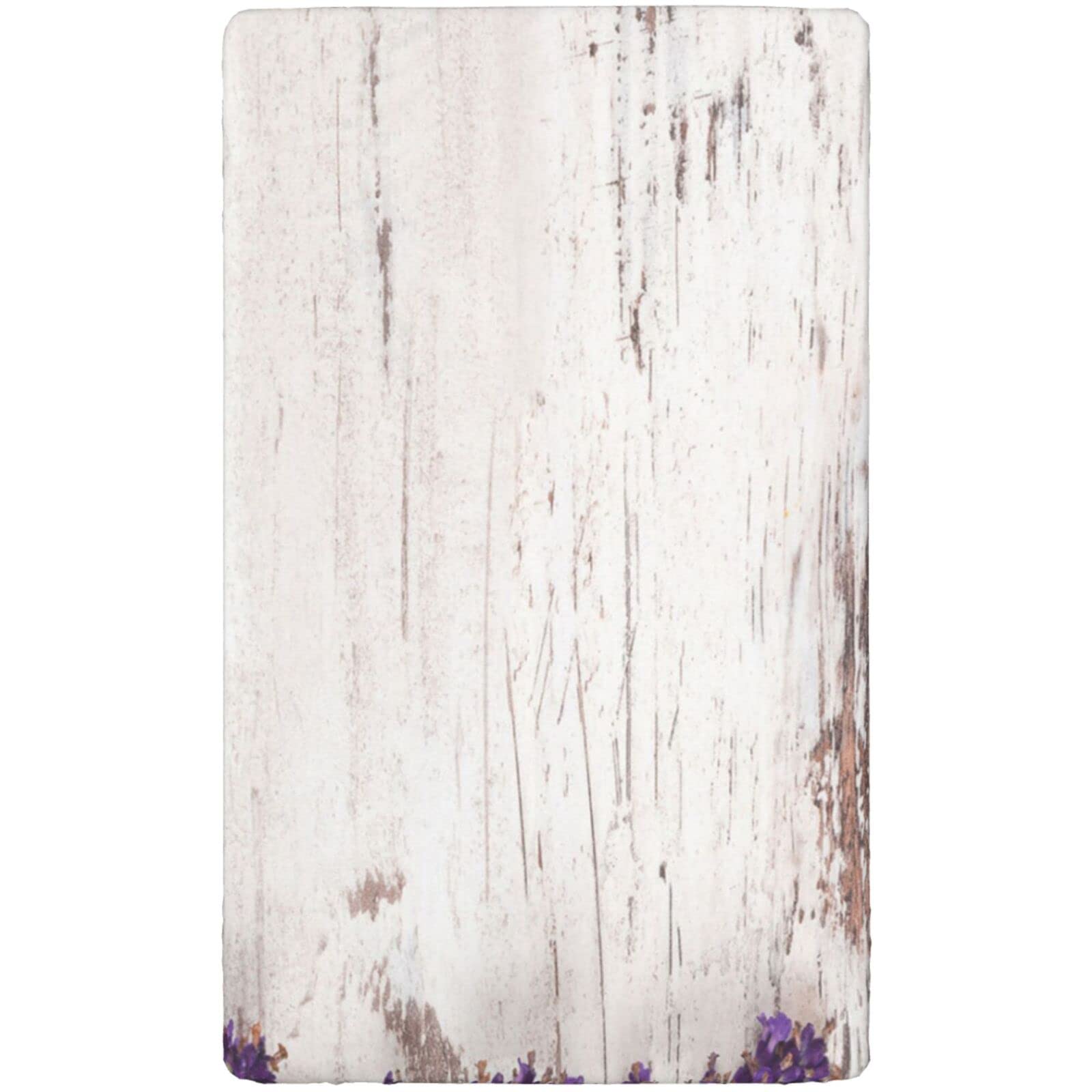 Rustic Wood Themed Fitted Crib Sheet,Standard Crib Mattress Fitted Sheet Soft and Breathable Bed Sheets-Baby Sheet for Boys Girls,28β x52β,Purple Eggshell Pale Mauve Taupe