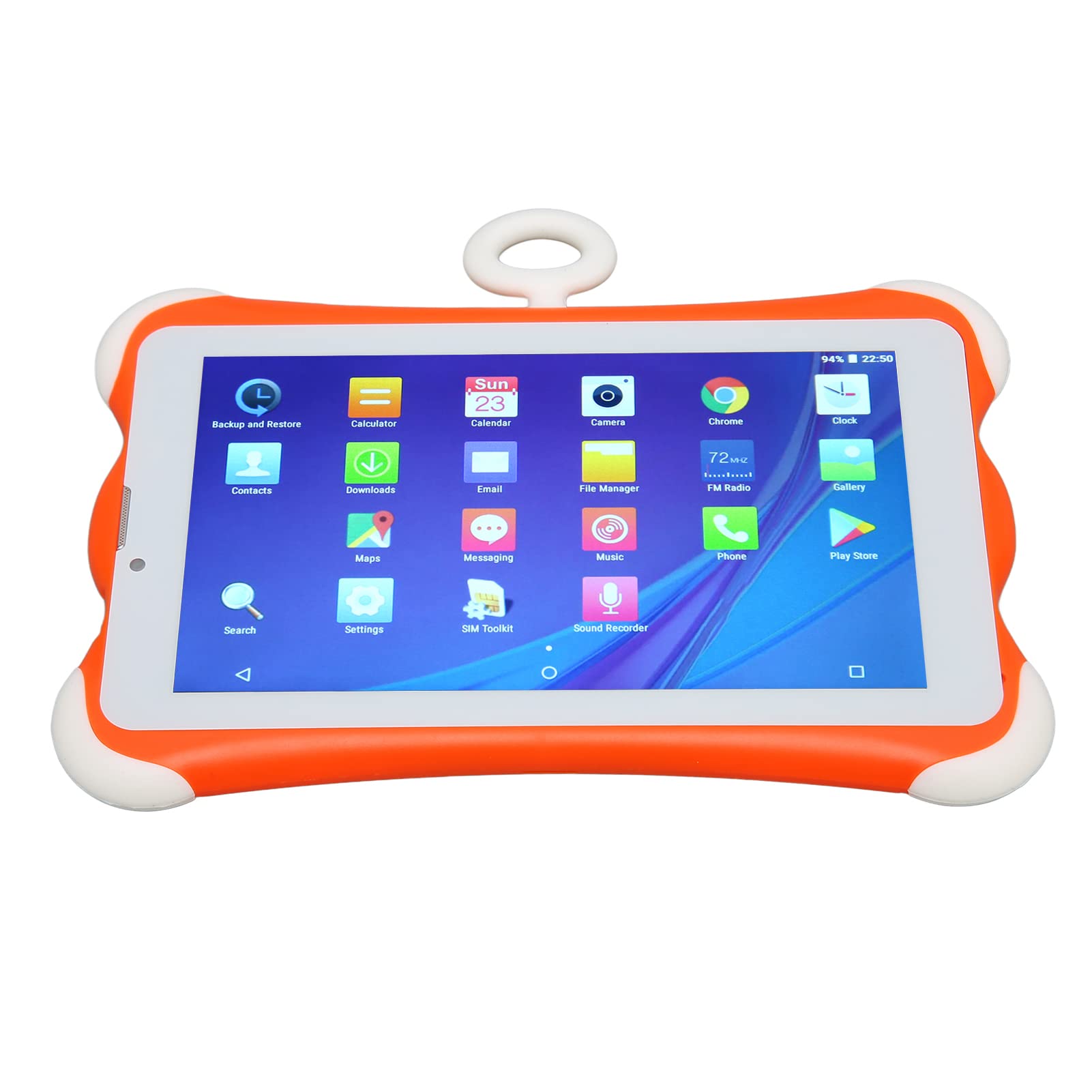 Kufoo Kids Tablet, 7 Inch 1280x800 100‑240V WiFi Kids Tablet 128GB Expandable Storage for Watching TV (US Plug)