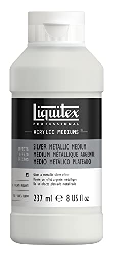Liquitex Professional Effects Medium , 237ml (8-oz), Silver Metallic Medium