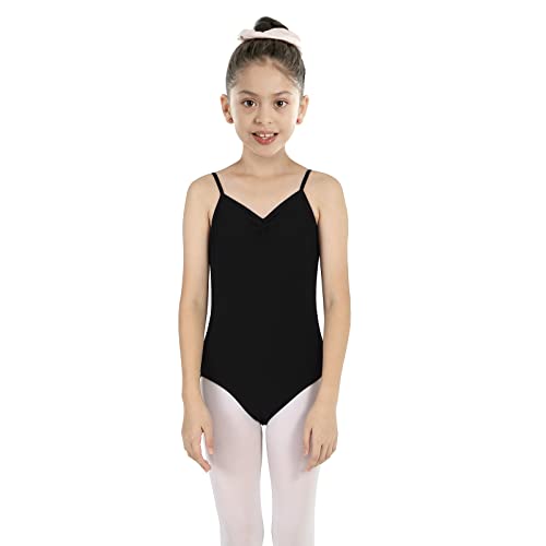 Linden Ridge Ballet Leotards for Girls,Gymnastics Leotards for Girls Dance Performances (XX-Large(150), Black)