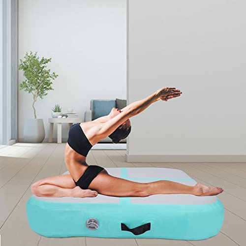 OCASAMI Inflatable Gymnastics Mat Tumbling Mat 3.28ft Training Mats Air Mat Thick Tumbling Mat with Air Pump for Home/Gym/Outdoor (7.87inch Thickness)