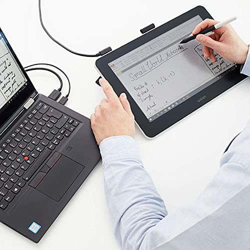 Wacom DTC133W0A One Digital Drawing Tablet with Screen, 13.3 Inch Graphics Display for Art and Animation Beginners (Renewed)…