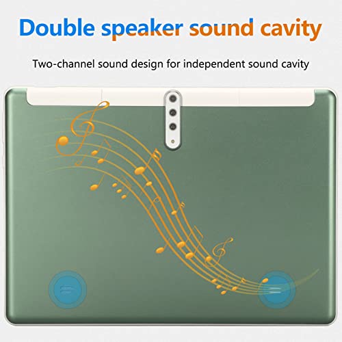 Pomya Tablet, 10 Inch 5G Dual Band Tablet for 10.0, 3G RAM 32G ROM Dual SIM Tablet with Dual Cameras, Octa Core CPU 2.0GHz Tablet for Work, Life