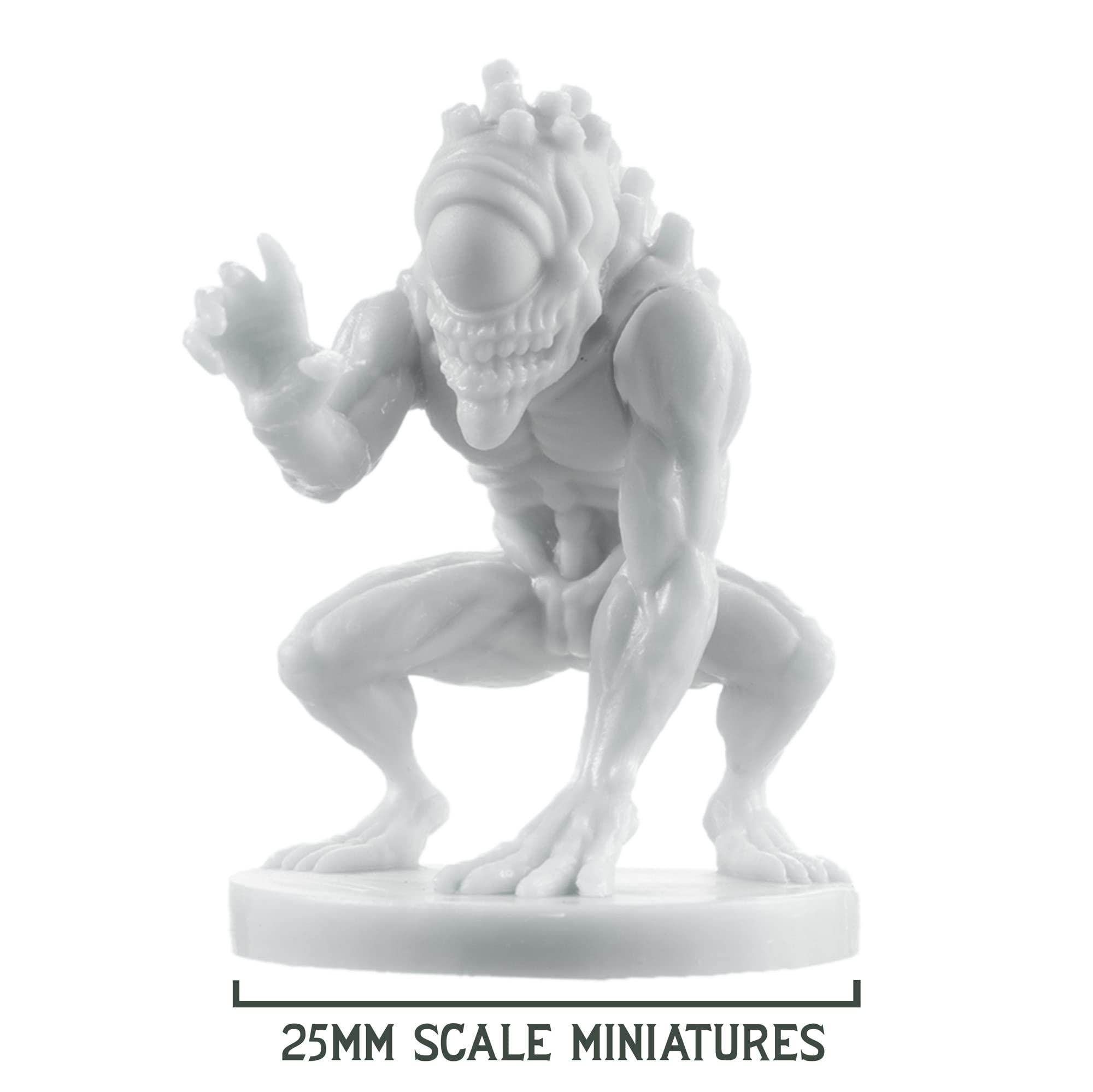 Master's Minions: Raiders of The Wilderland Tabletop Miniatures - 23 HD Unpainted Mini Figures - 25mm DND, Pathfinder, Fantasy RPG Bulk Minis - Unique Monsters + More from The 5e Starter Set Campaign