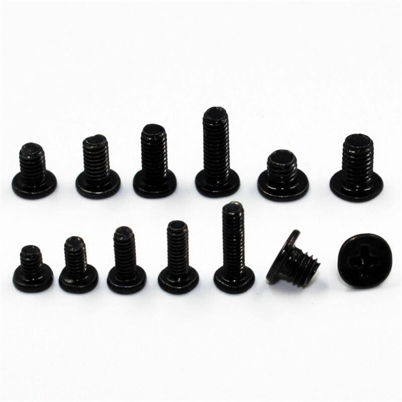 RORUN Wood Screws Laptop Screw Flat Head Black zinc Drive Computer Accessories Repair Electronic Laptop Screw