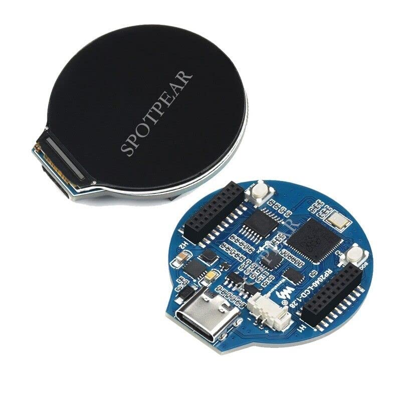 RP2040 Development Board Onboard 1.28inch Round LCD Display Screen/Accelerometer/Gyroscope Sensors for Raspberry Pi