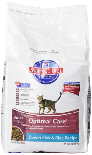 Hill'S Science Diet Adult Dry Cat Food, 7-Pound Bag