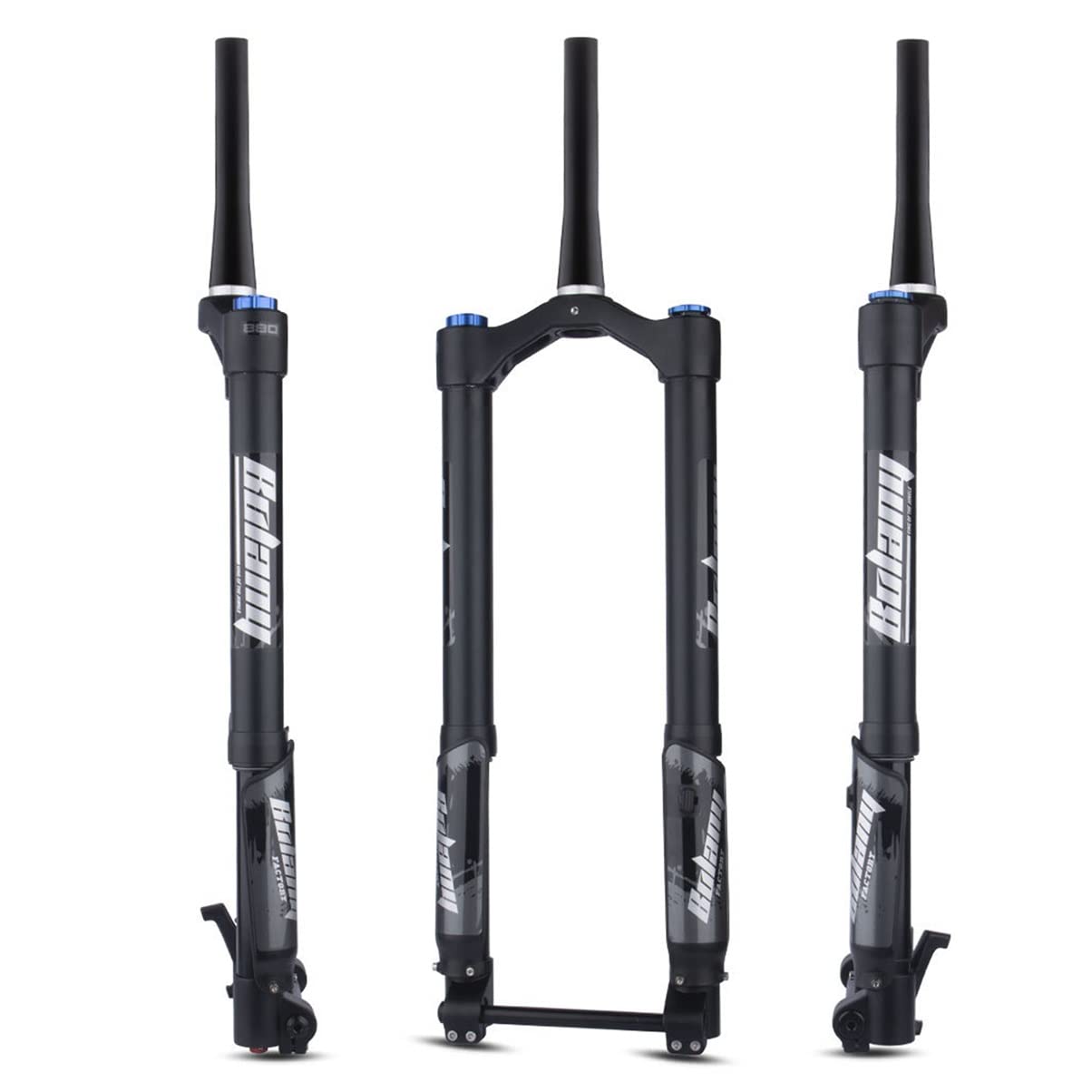 MTB Bike Front Fork 26 27.5 29 Inch Bicycle Inverted Air Fork 140mm Travel Rebound Adjust Fit Mountain/Road Bike