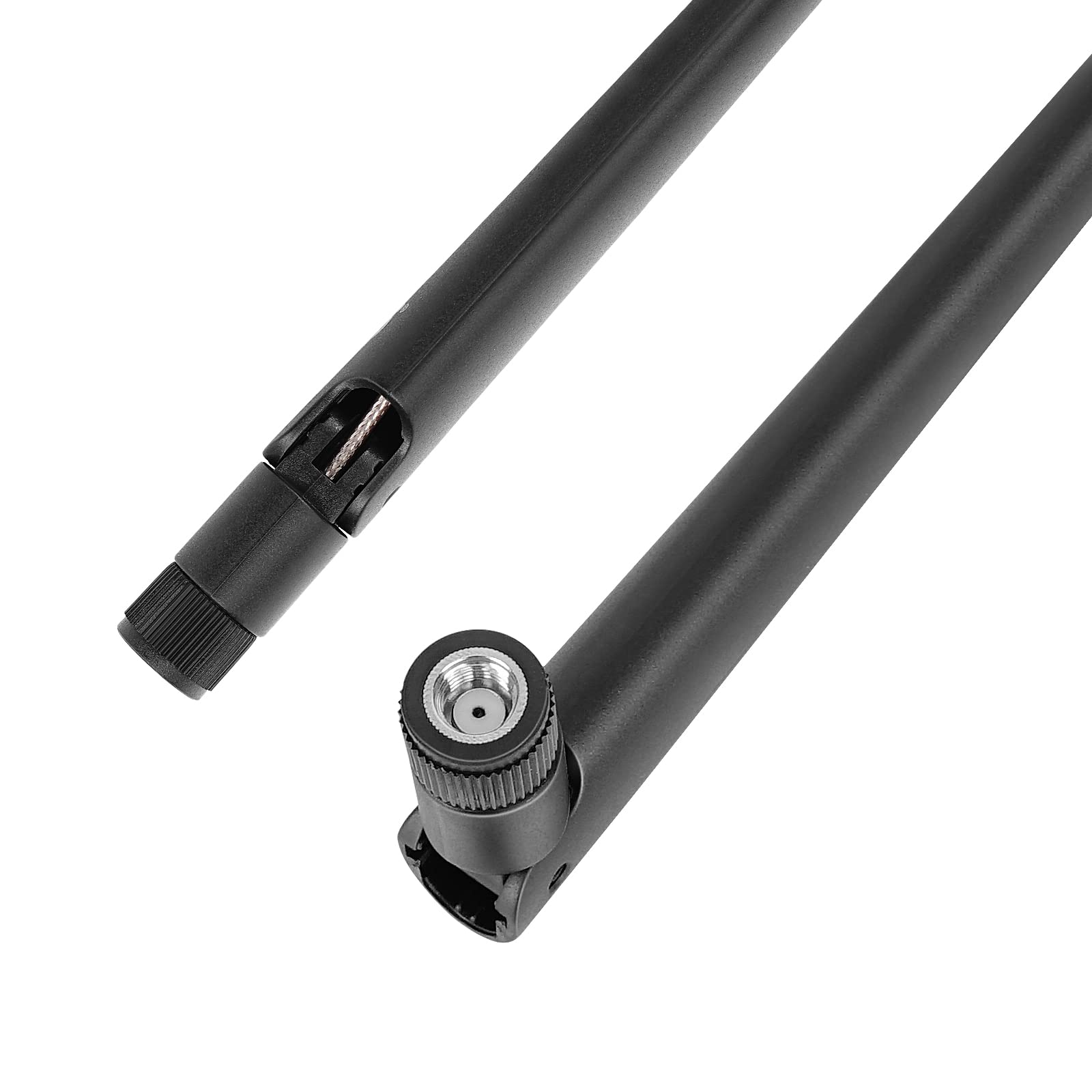 RS 2pcs Wi-Fi/WiFi 6E Antennas High Gain Dual Band WiFi RP-SMA Antenna for Router IP Camera Surveillance Recorder