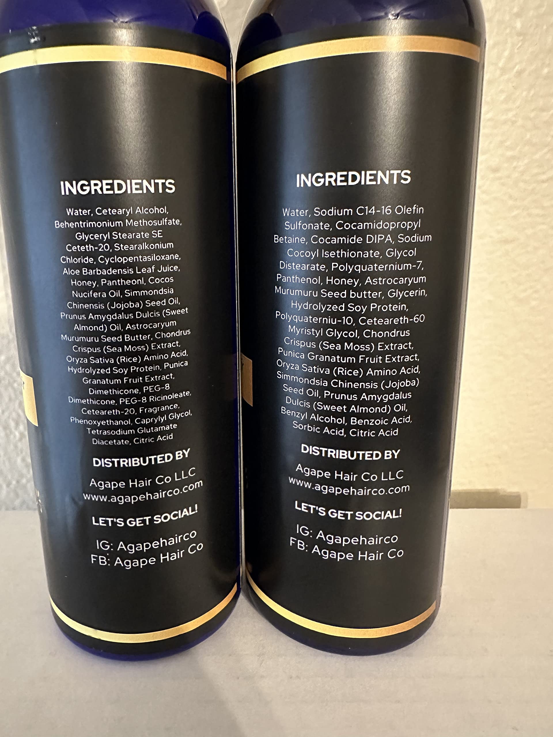 Sea Moss Detox Shampoo and Conditioner Set
