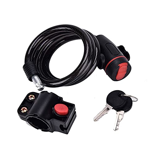 LJJSMG Universal Security Lock with 2 Keys Bike Lock Anti-Theft Steel Strong Bicycle Accessories for Bicycle Motorcycle