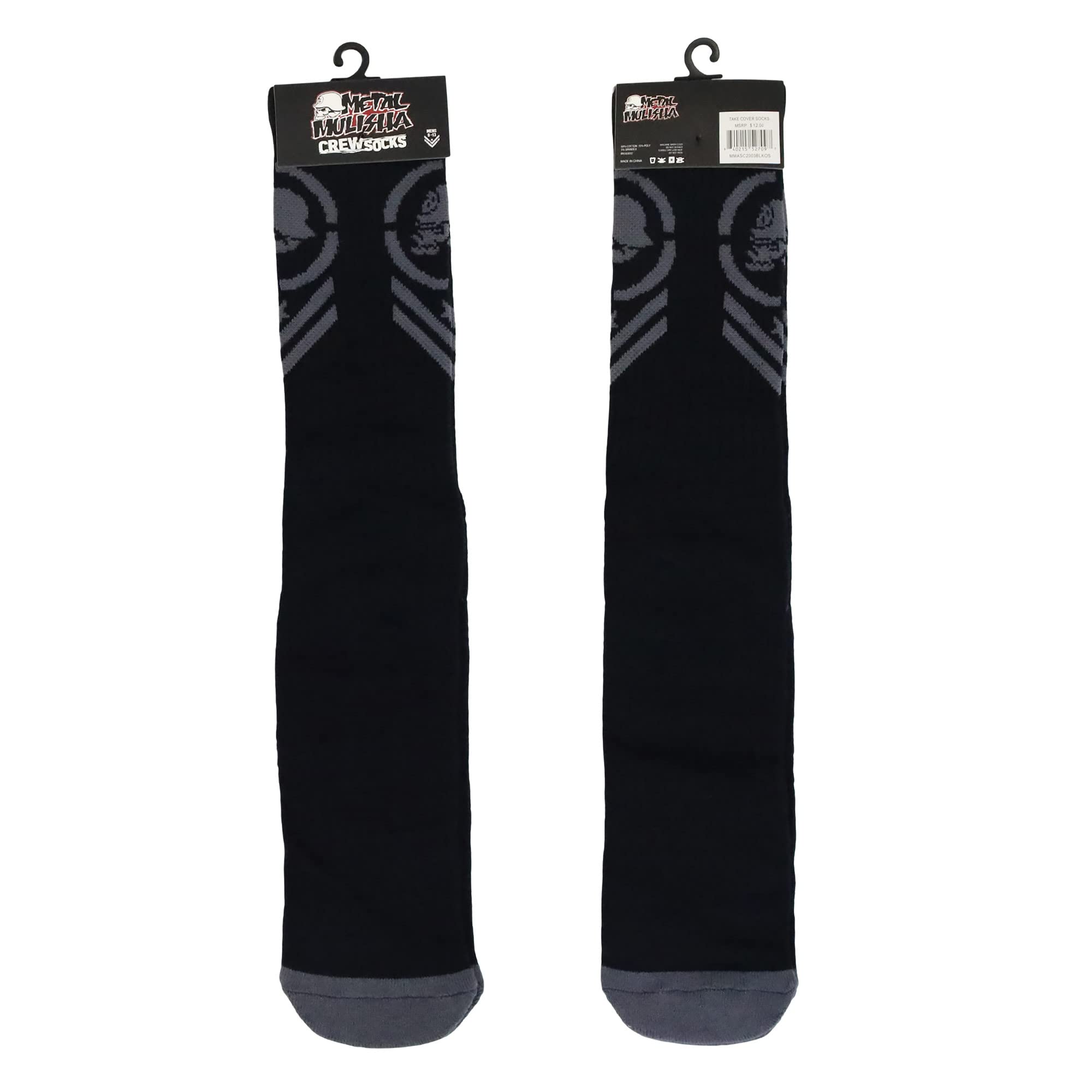 Metal Mulisha Mens Take Cover Socks, Black, One Size