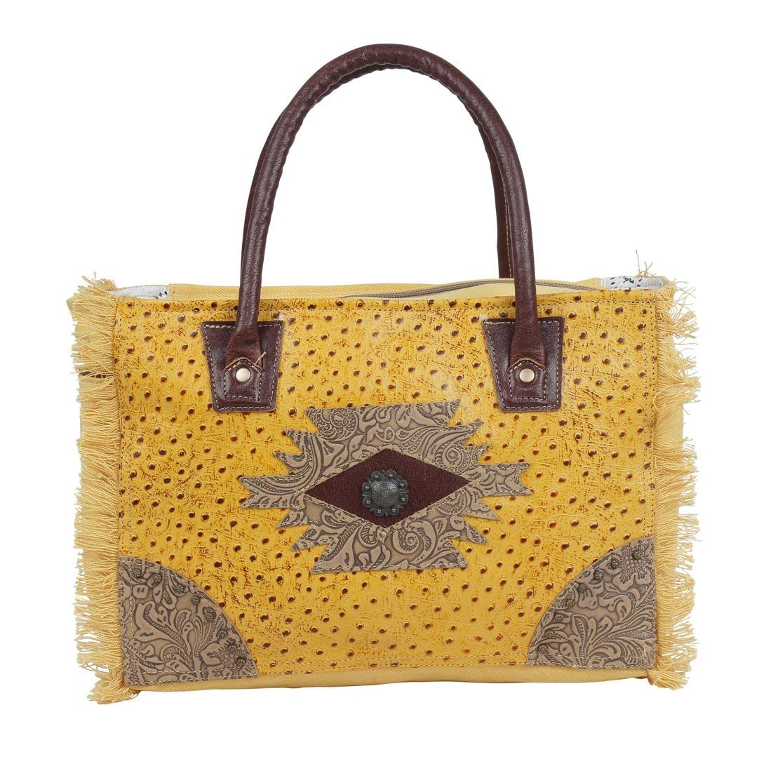Myra Bag Supine Canvas & Hairon Bag S-4769