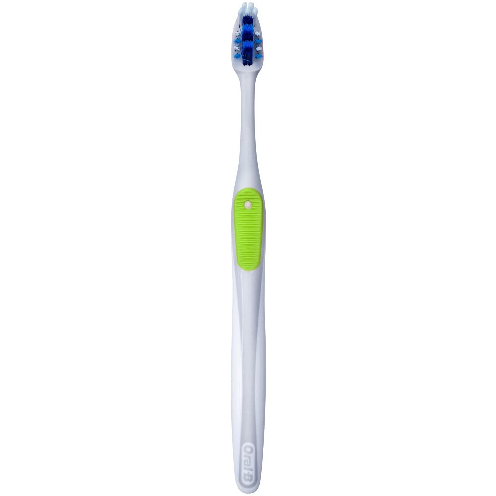 Oral-B CrossAction Compact Toothbrush, 23 Soft (Colors Vary) - Pack of 6