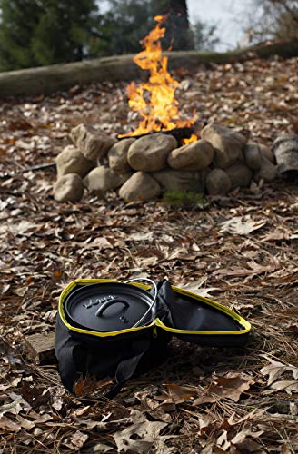 Lodge Bag Camp Dutch Oven Tote, 12 Inch, Black