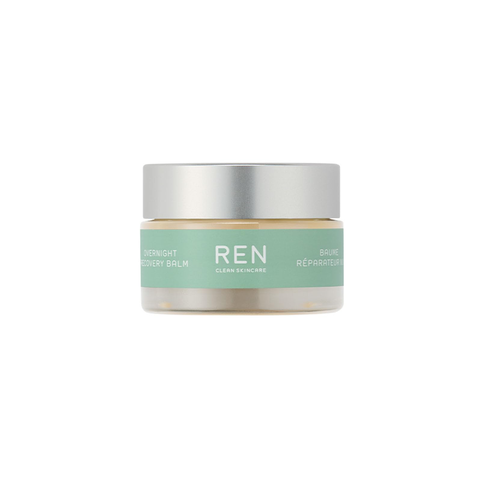 REN Clean Skincare - Evercalm™ Mini Overnight Recovery Balm - Skin Barrier Repairing In-Sleep Face Balm for Dry, Damaged & Sensitive Skin, Cruelty-Free, 0.5 fl oz