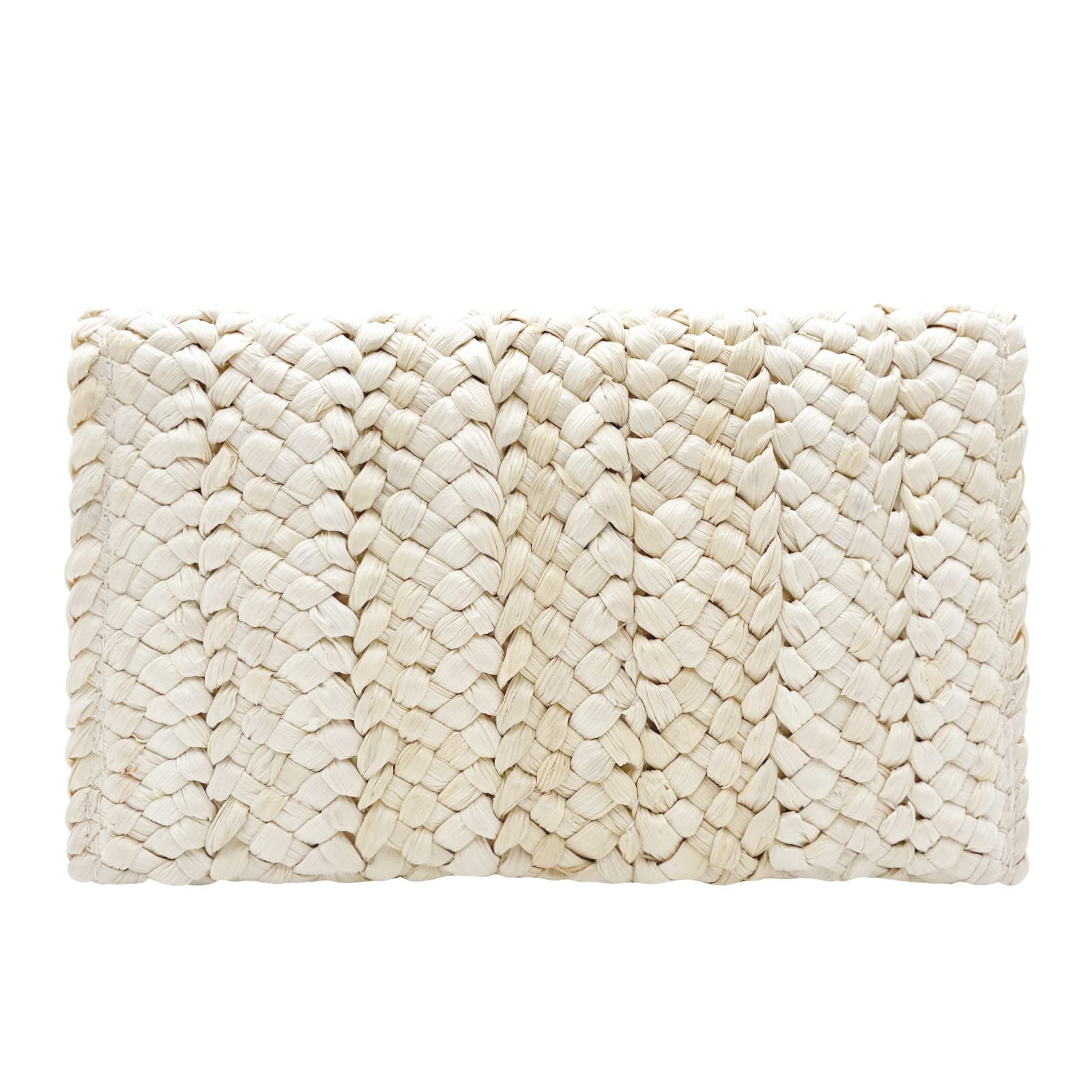 Lytosmoo Straw Clutch Purses for Women Woven Straw Beach Handbag Envelope Clutch Rattan Clutch for Summer