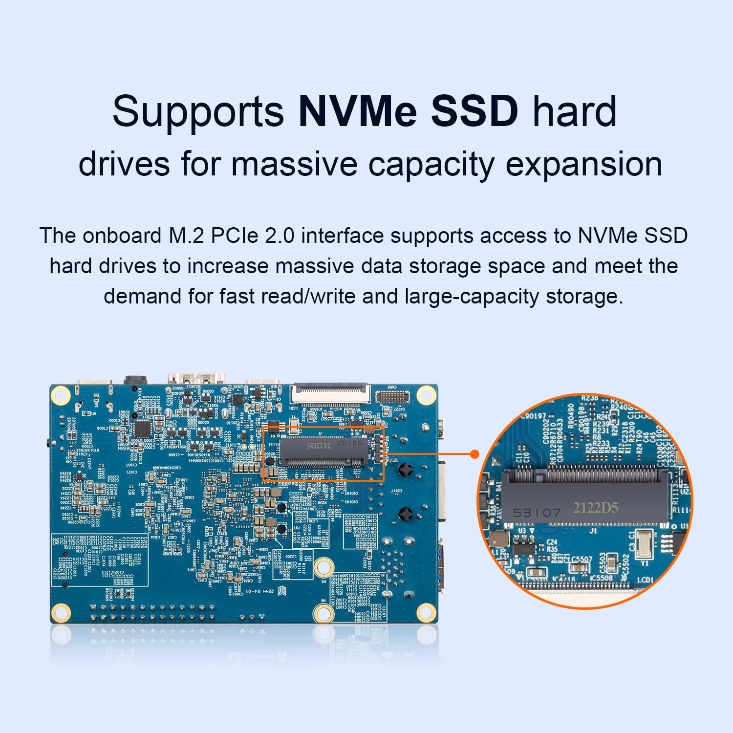 Orange Pi 5 4GB LPDDR4 Rockchip RK3588S Octa-core ARMR 64 Bit 8nm LP Process with QSPI Nor FLASH 16MB, 8K Video Codec Single Board Computer Run Orange Pi OS、Android12 、Debian12etc OS