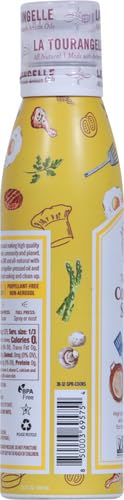 La Tourangelle, Non Stick Cooking Spray, Expeller Pressed Oil, Non Aerosol, For Neutral Flavor, Medium to High Heat, 5 Fl Oz