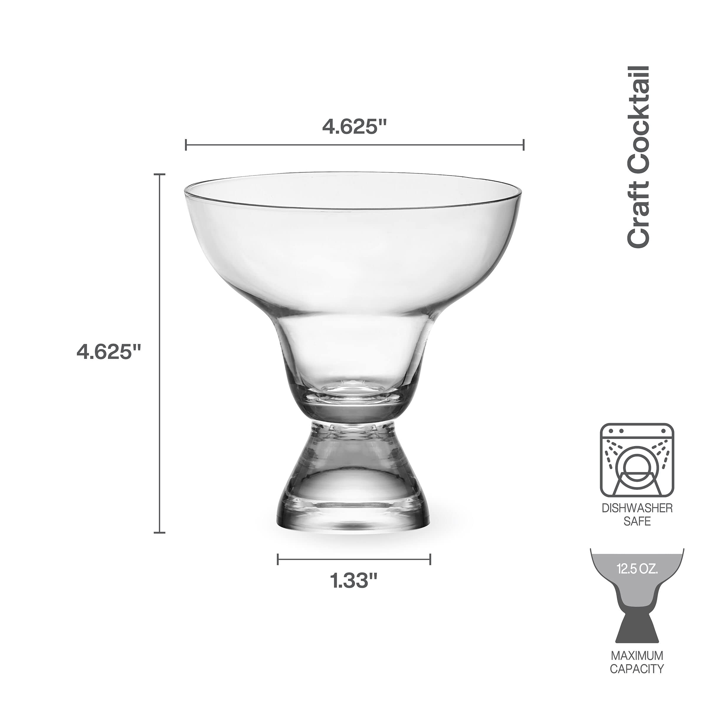 Mikasa Craft Cocktail, Stemless Margarita, Clear